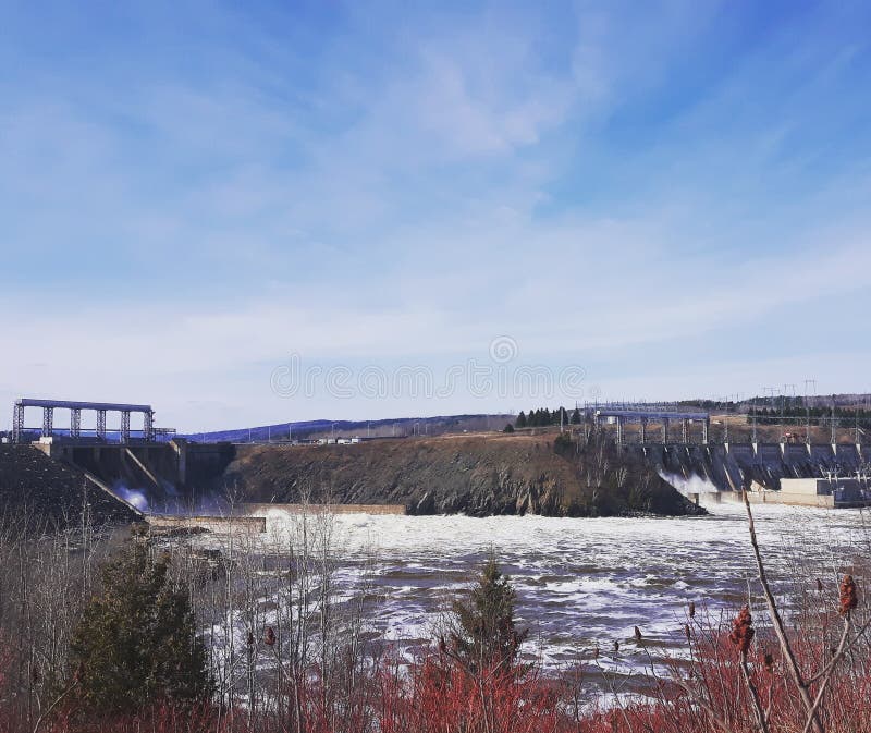 Mactaquac Dam stock photo. Image of mactaquac, canada - 97923468
