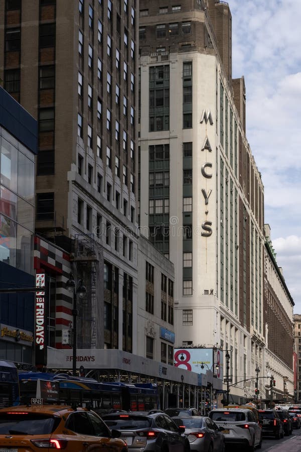 Macy S Store, New York City Editorial Stock Image - Image of square ...