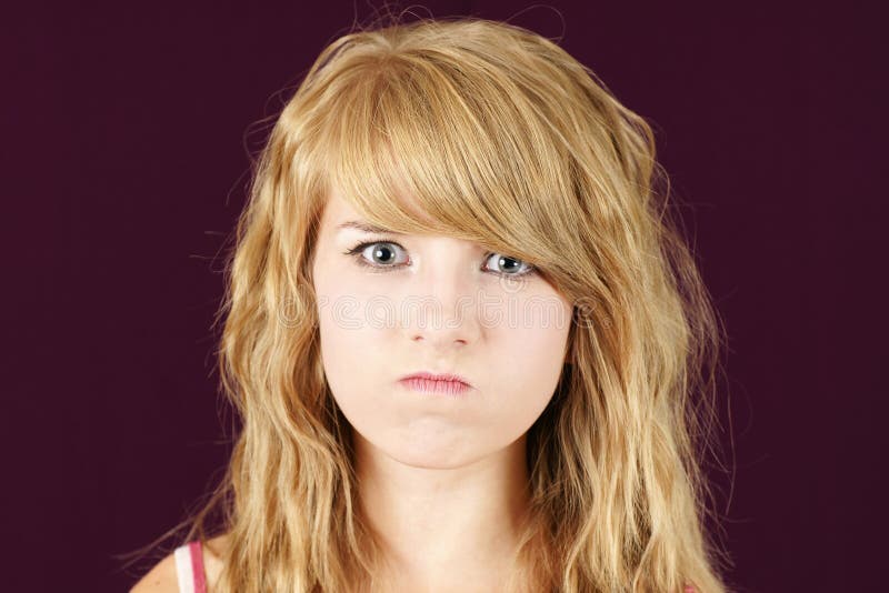 Mad or angry teenager stock image. Image of people, caucasian - 26134413
