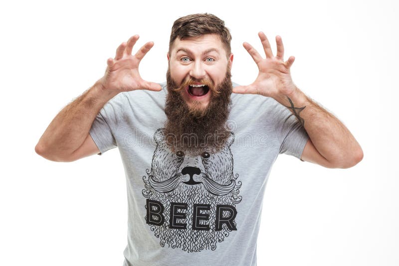 Terrible Bearded Pirate With A Musket Stock Image - Image of mustache ...