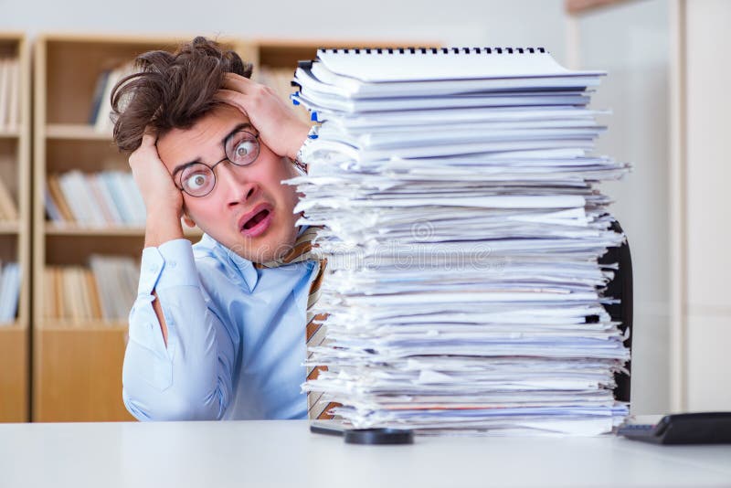 Messy papers on desk stock image. Image of documents - 21716481