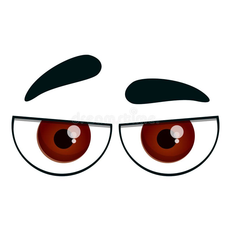 Scared Eyes Icon, Cartoon Style Stock Vector - Illustration of cute ... Scared Eyes Icon, Cartoon Style Stock Vector - Illustration of cute ...