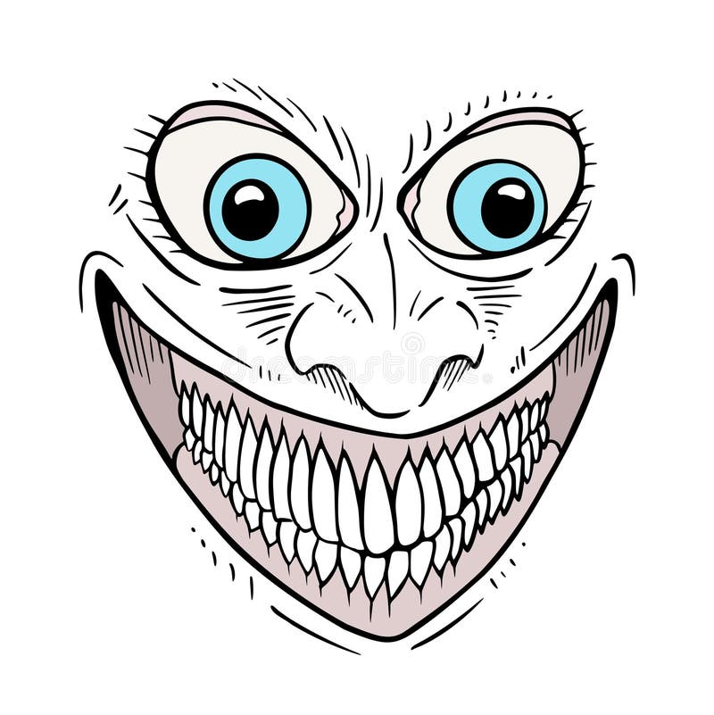 Mad head design stock vector. Illustration of smile - 333201365