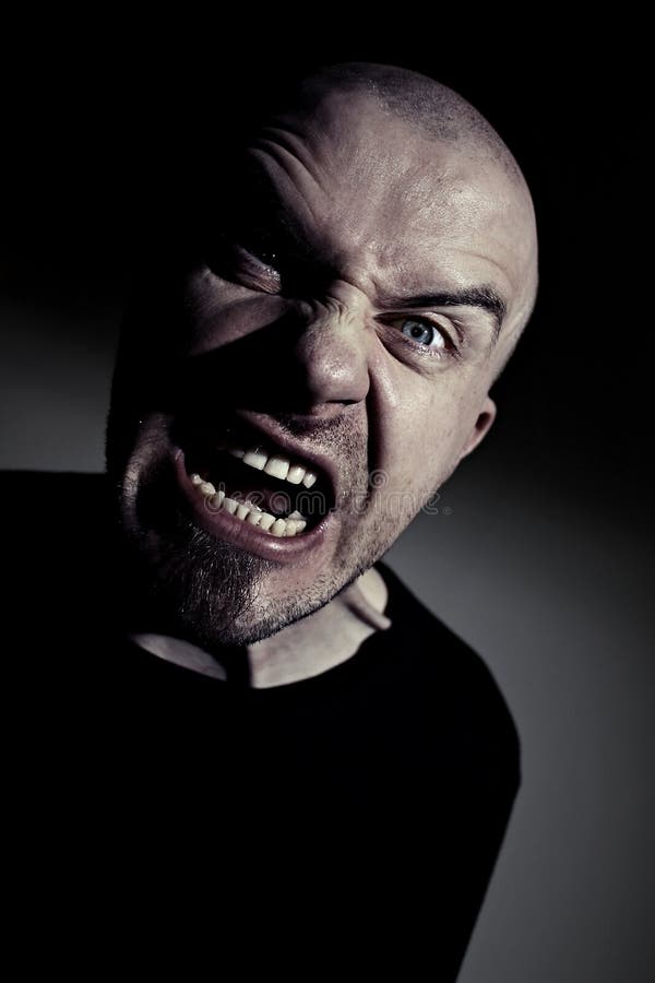 Mad man screaming stock photo. Image of violent, shouting - 22977656