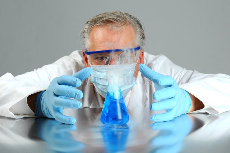 Bubbling beaker stock image. Image of laboratory, beaker - 1205619