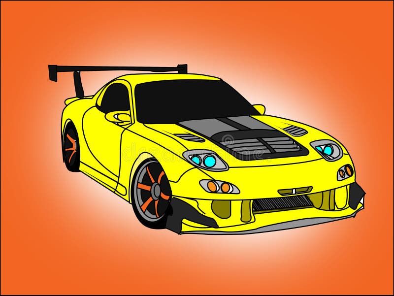 Rx7 Car Stock Illustrations – 10 Rx7 Car Stock Illustrations, Vectors ...