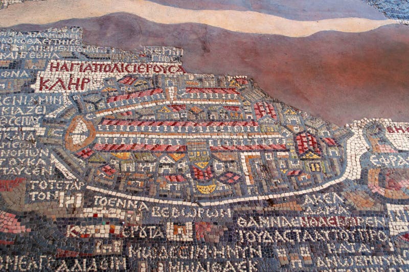 Madaba, Jordanie, Moyen-Orient Photo éditorial - Image du destination ...