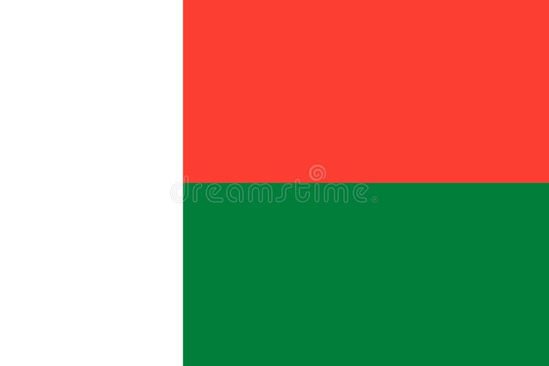Madagascar Flag, National Standard Flag of Madagascar Stock Vector ... Madagascar Flag, National Standard Flag of Madagascar Stock Vector ...