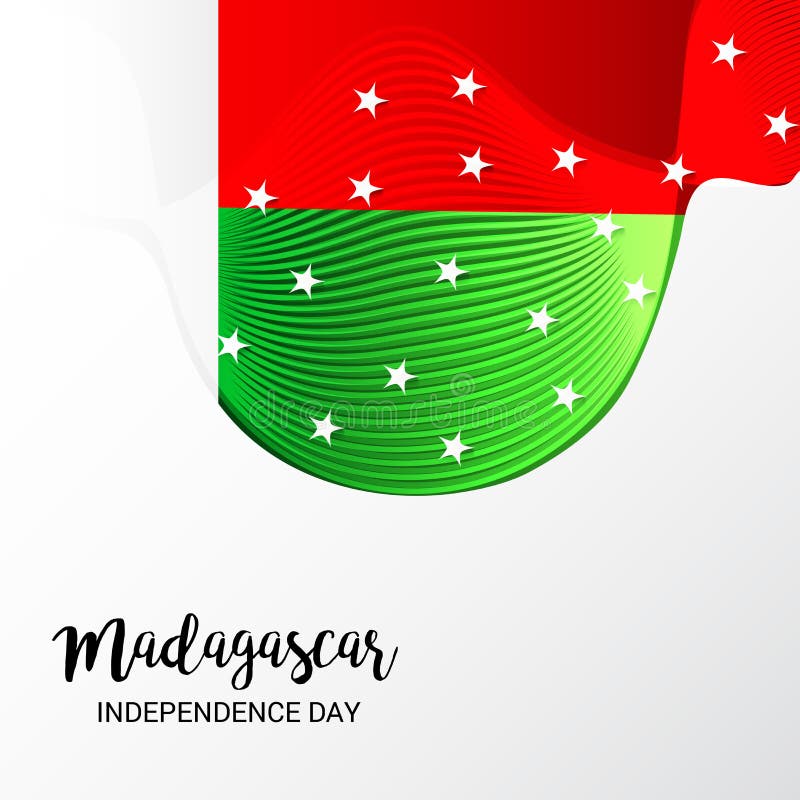 Madagascar Independence Day. Stock Illustration - Illustration of ...