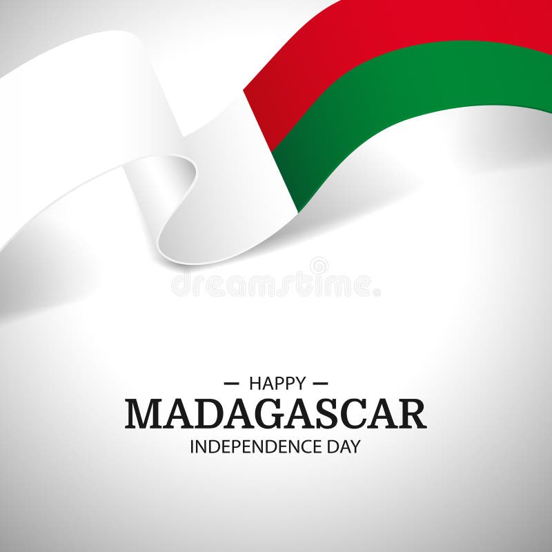 Madagascar Independence Day Stock Illustration - Illustration of ...
