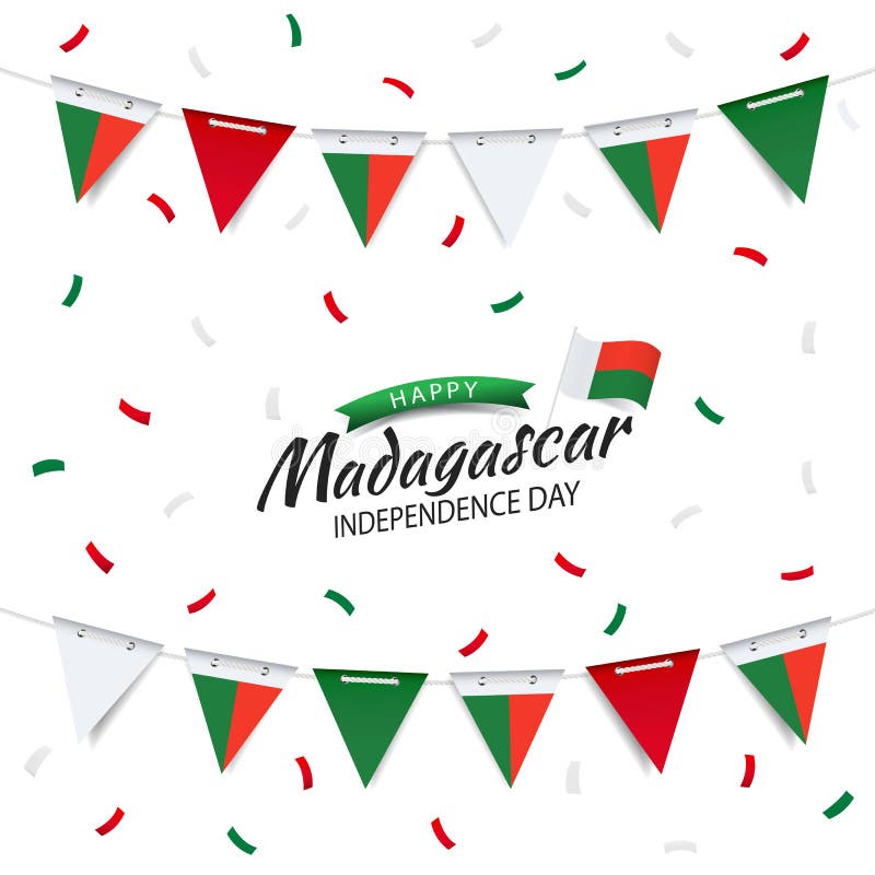 Madagascar Independence Day Stock Vector - Illustration of graphic ...
