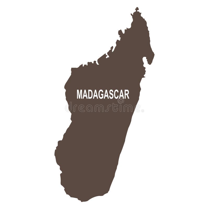 Madagascar map stock illustration. Illustration of international ...