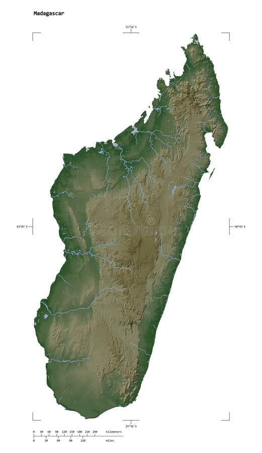 Madagascar Shape on White. Pale Stock Illustration - Illustration of madagascar, capital: 307372205