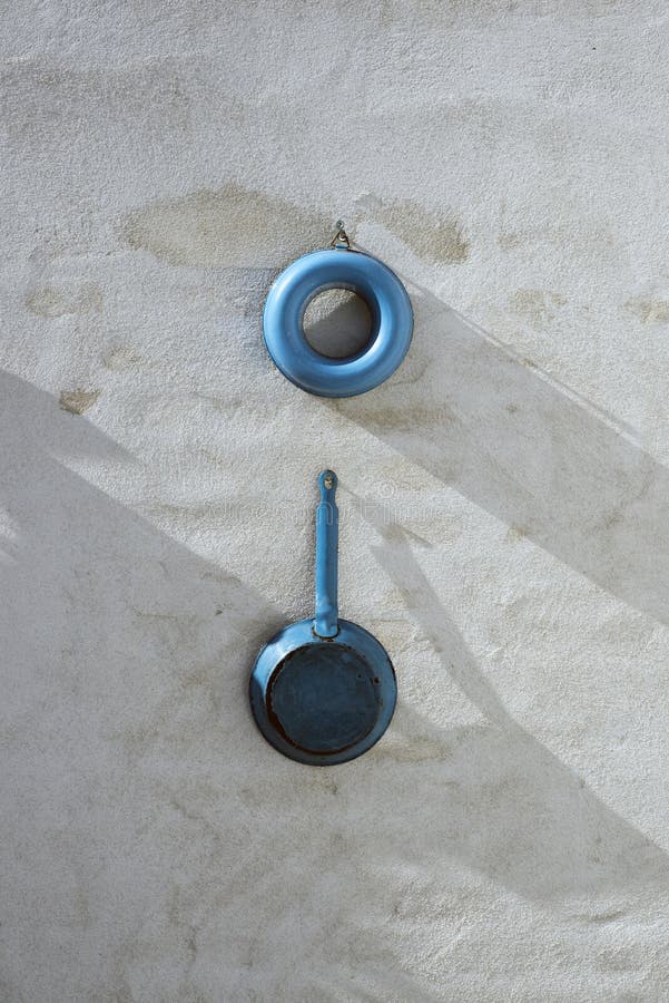 Madam Blue cookware stock image. Image of hanging, peripheral - 34157577