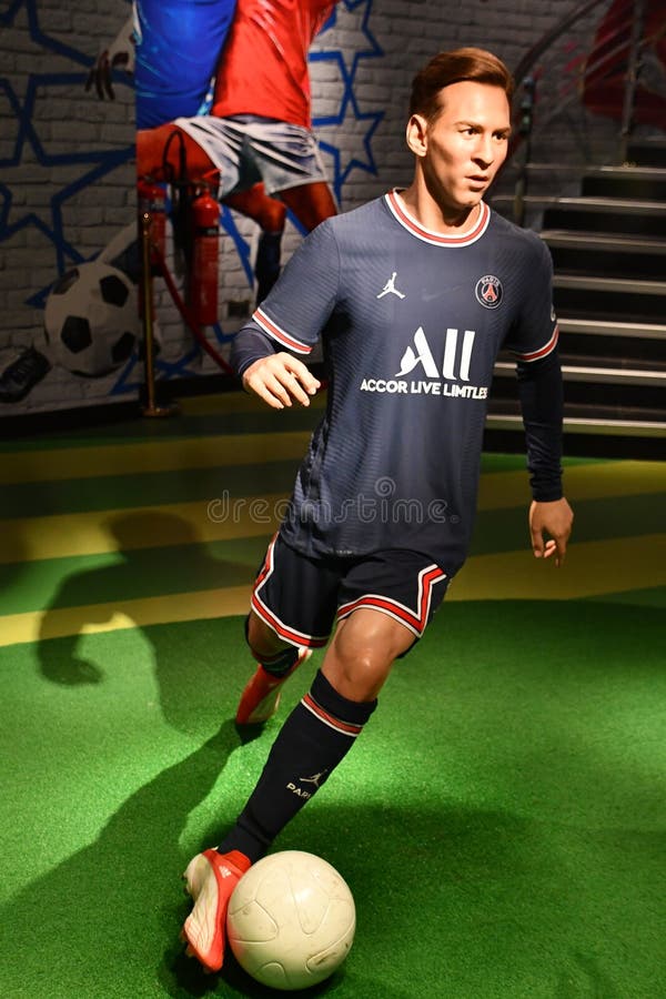 Lionel Messi Wax Statue at Madame Tussauds Dubai on Bluewaters Island ...