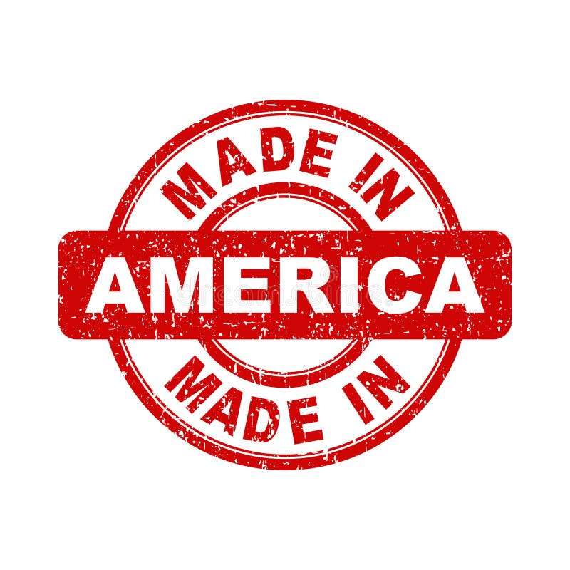 Made in usa rubber stamp stock vector. Illustration of harm - 28322901