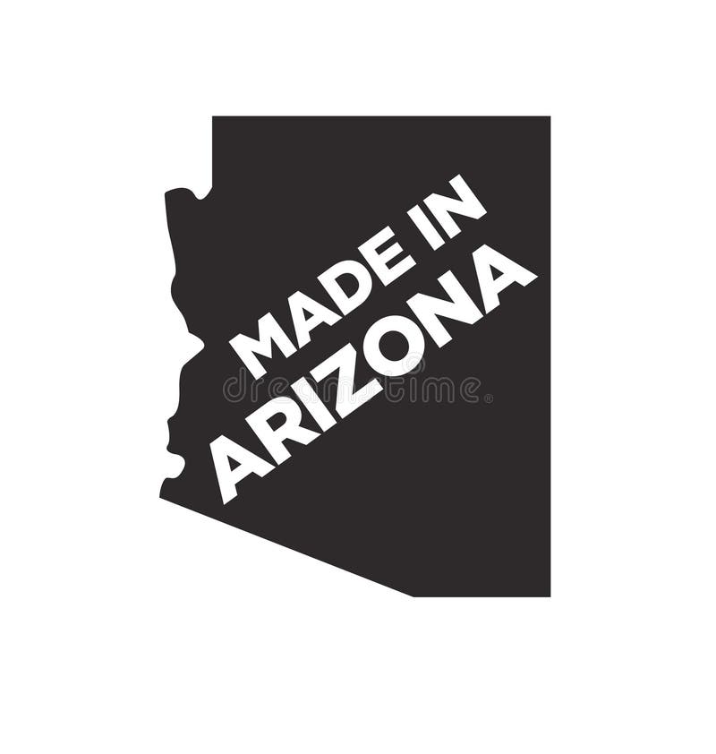 Made in Arizona 02 WBG stock vector. Illustration of vector - 346697709