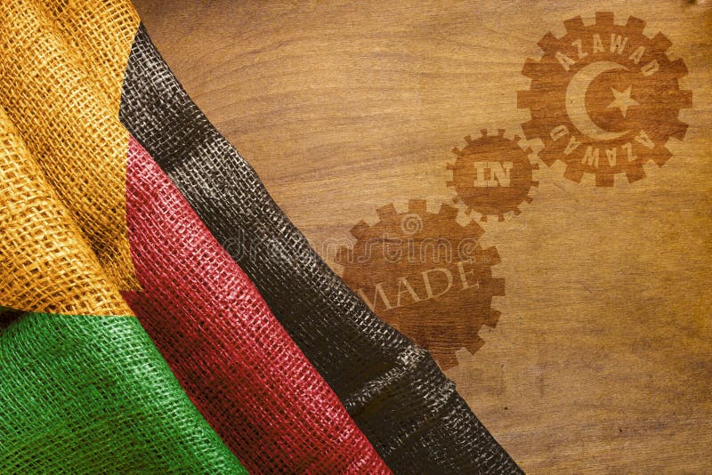 Made in Azawad stock photo. Image of flag, icon, azawad - 69599548