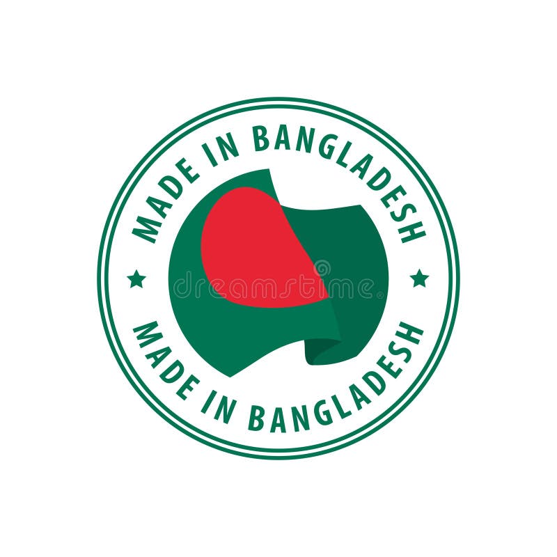 Made in Bangladesh Stamp, Sticker. Vector Illustration Stock ...