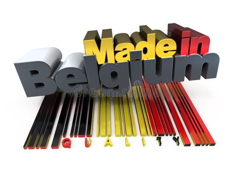 Made in Belgium, quality stock illustration. Illustration of control ...
