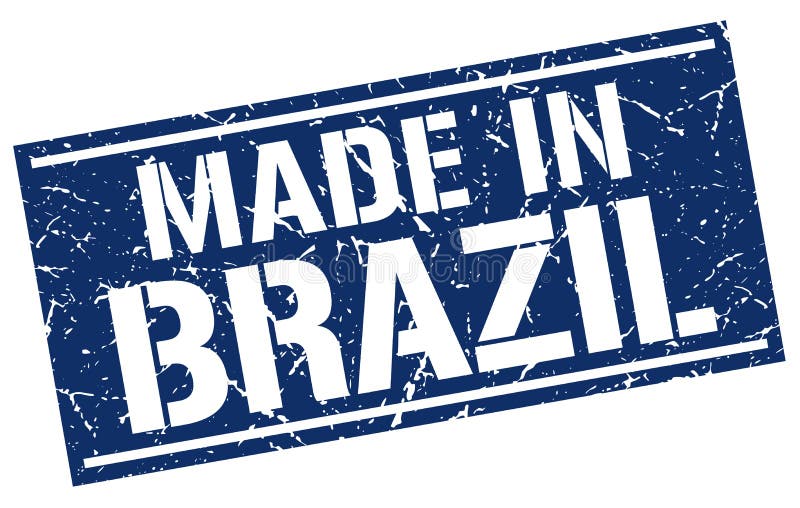Made in Brazil stock illustration. Illustration of symbol - 269758257