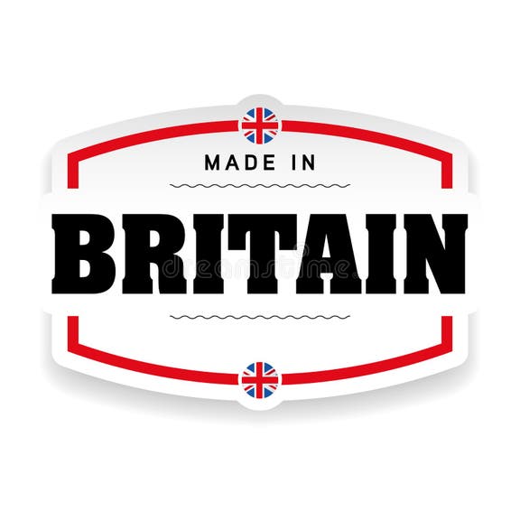 Made in Britain label stock vector. Illustration of britain - 129435180