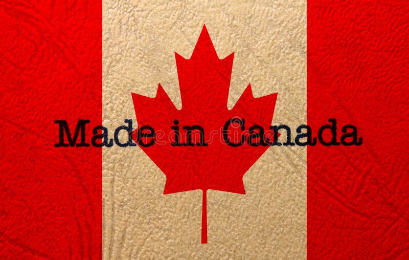 Made in Canada stock illustration. Illustration of label - 176746901