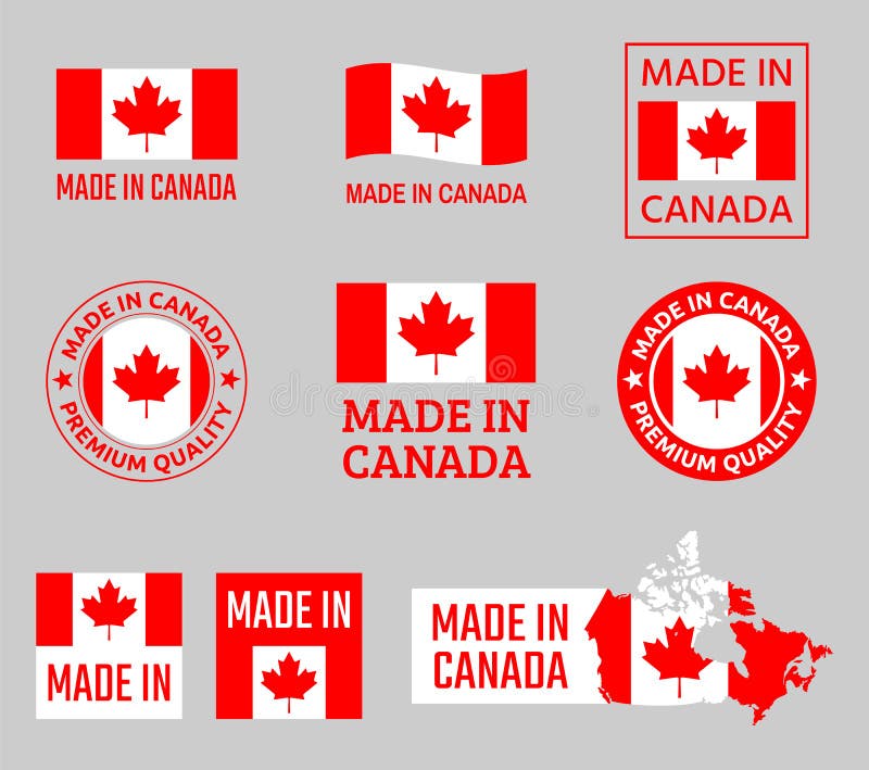 Canadian Labels Stock Illustrations – 172 Canadian Labels Stock ...