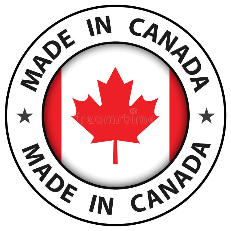 Made in Canada icon stock vector. Illustration of flag - 209008083