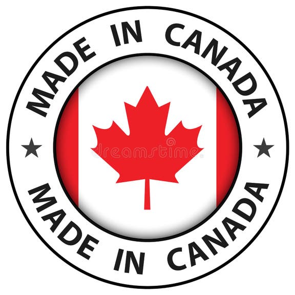 Made in Canada icon stock vector. Illustration of flag - 209008083