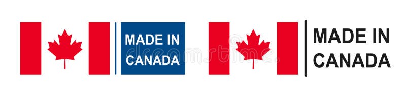 Made in Canada Icon Sign â€“ Vector Stock Vector - Illustration of ...