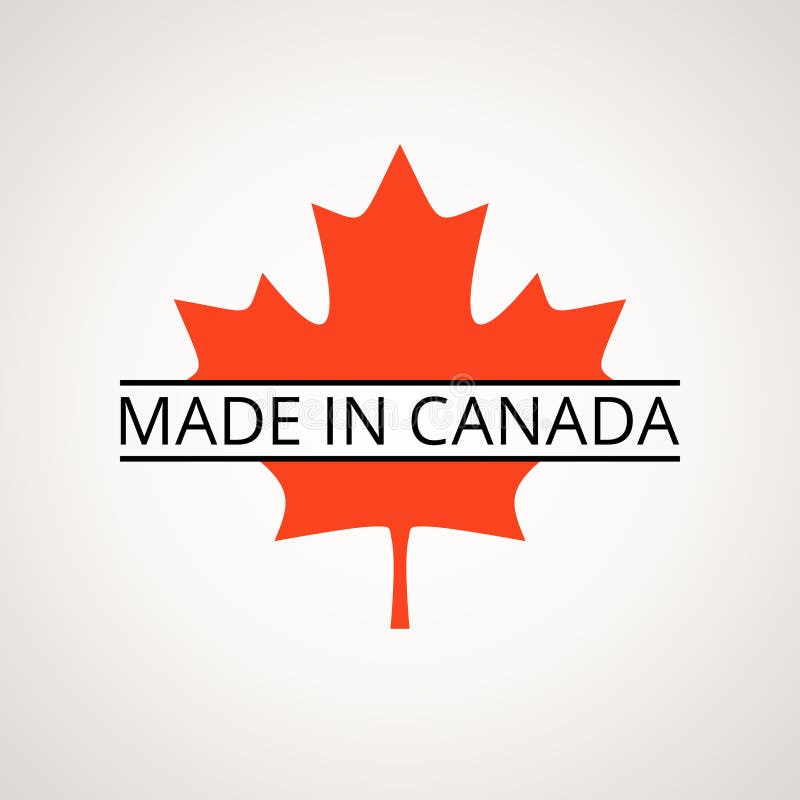 Made in Canada - Maple Leaf Stock Illustration - Illustration of emblem ...