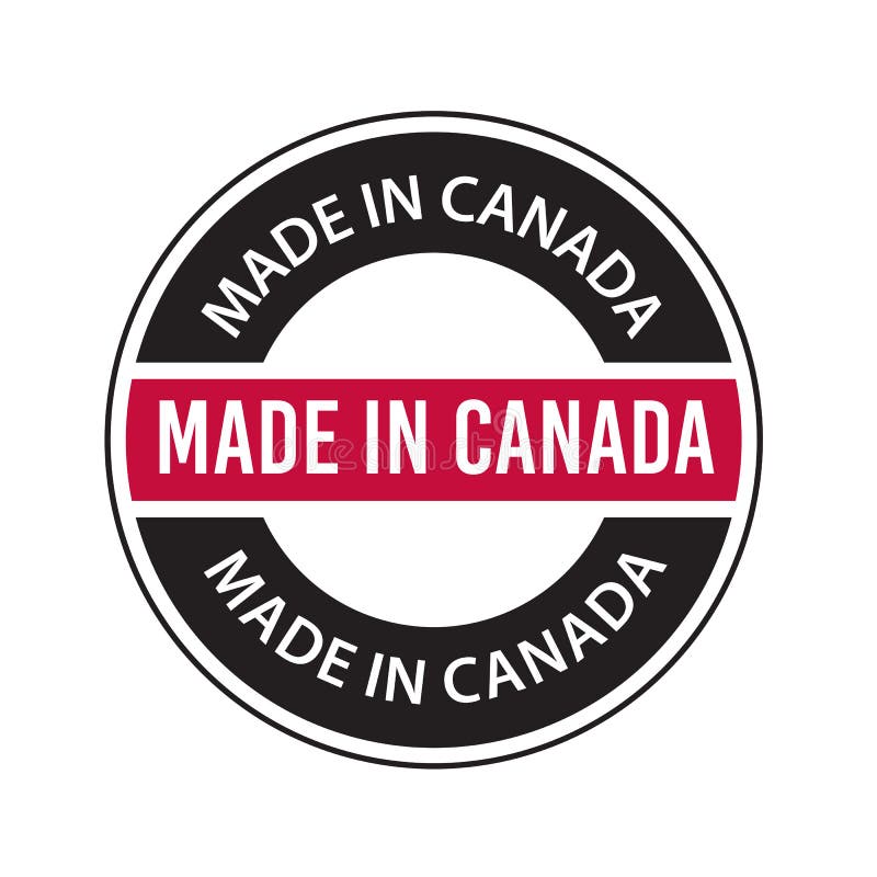 Made in Canada Vector Icon, Vector Logo. Canada Flags Logo Stock Vector ...