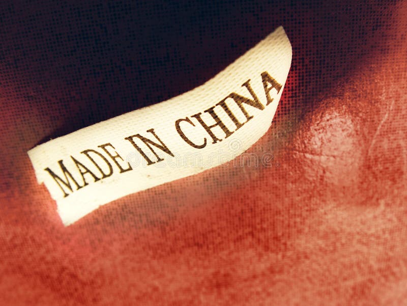 Made in China stock photo. Image of graphics, brand, text - 1010560