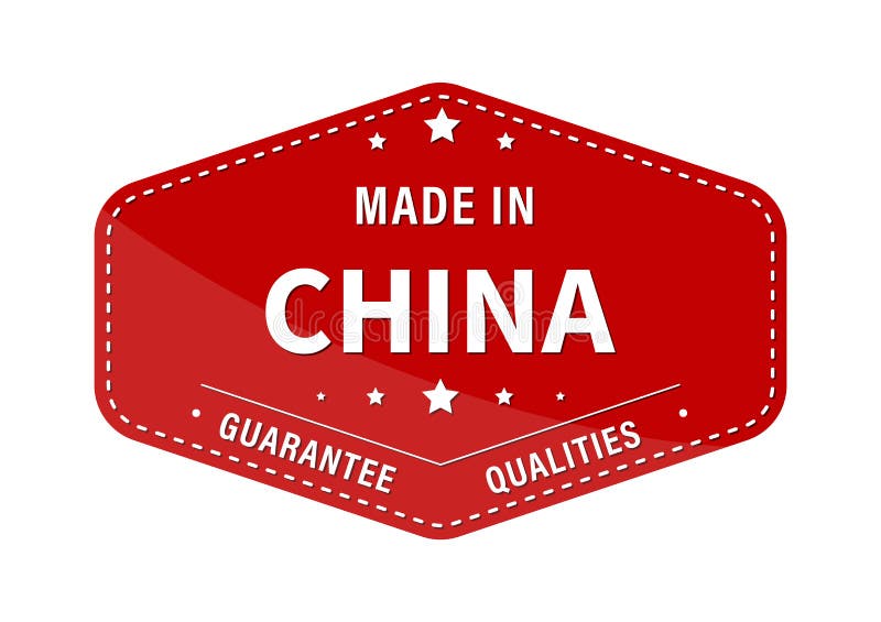 Made China Label Stock Illustrations – 1,138 Made China Label Stock ...