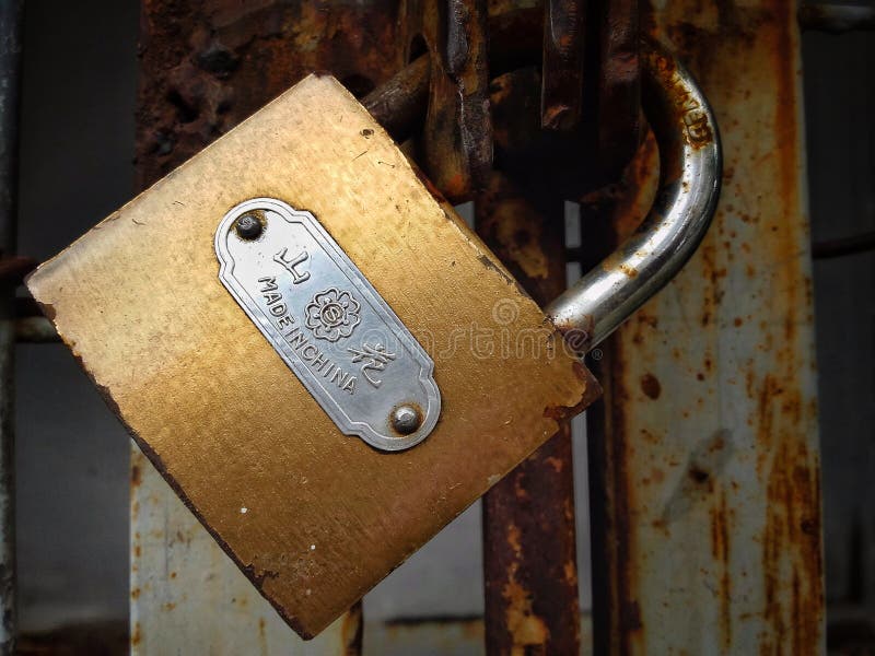 Made in china padlock stock photo. Image of colorado - 150138404