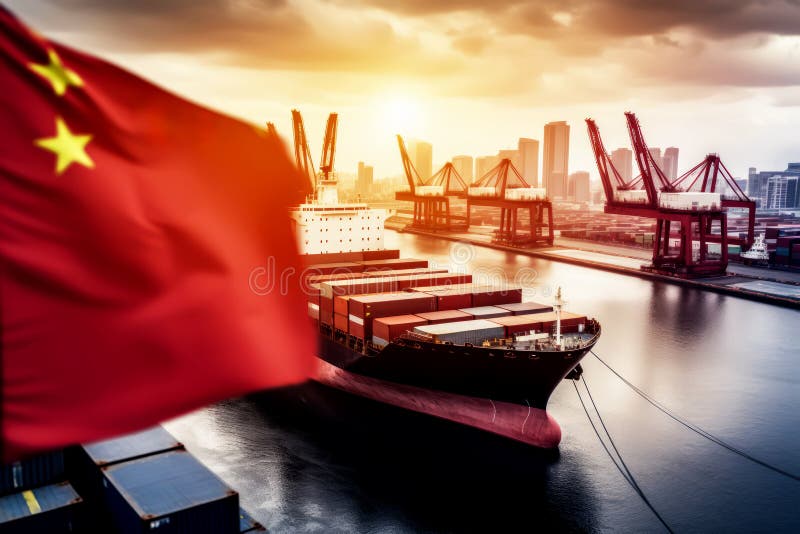 Made in China Product Global Vehicle Export Stock Illustration ...