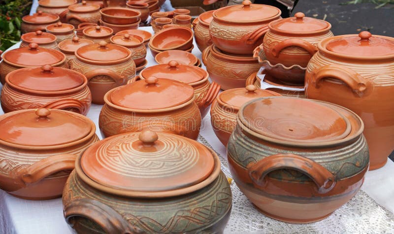 Made from clay7 stock image. Image of pots, ancient, ceramics - 35502107