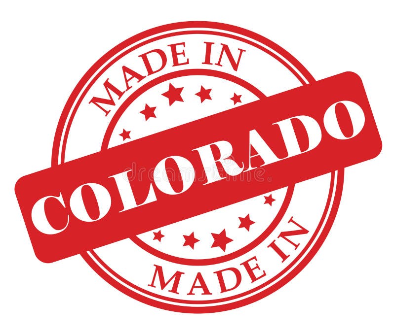 Made Colorado Stamp Stock Illustrations – 119 Made Colorado Stamp Stock ...