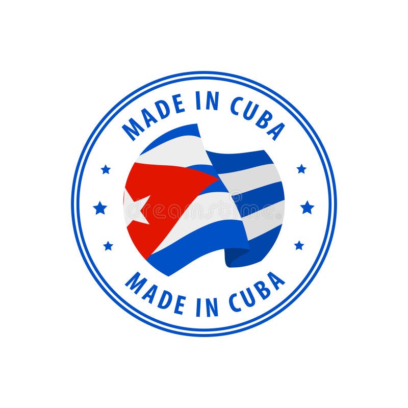 Made in Cuba Stamp, Sticker. Vector Illustration Stock Illustration ...