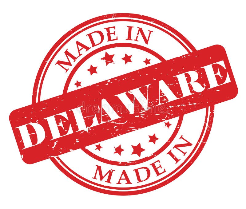 Stamp Set with Names of Delaware Cities Stock Vector - Illustration of ...