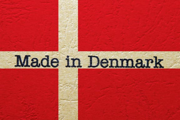Made in Denmark stock image. Image of manufacture, manufactured - 176614837