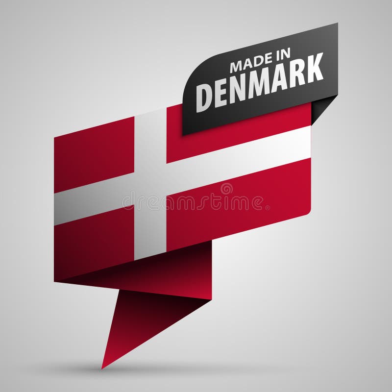 Made in Denmark Graphic and Label Stock Vector - Illustration of danish ...