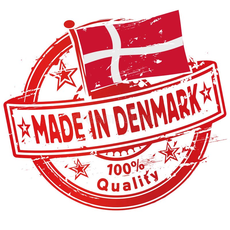 Made in Denmark stock vector. Illustration of craftsmen - 50976953