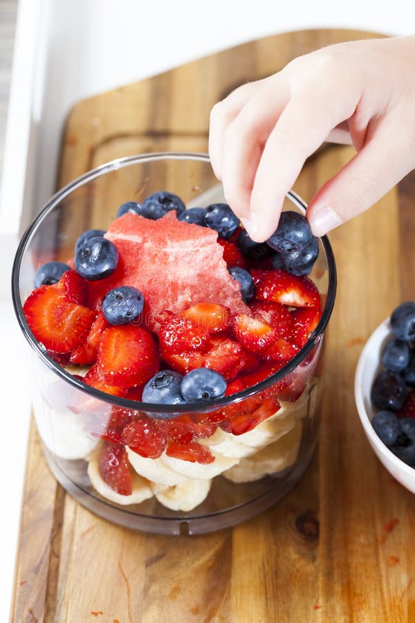 Made from Different Types of Berry Smoothies Stock Photo - Image of ...