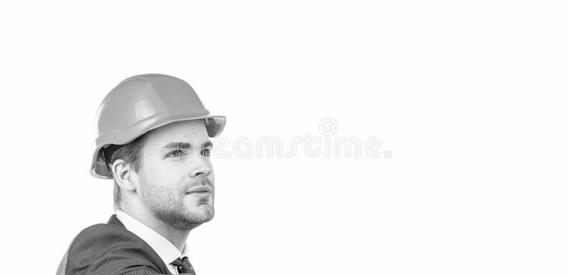 Civil Engineering Portrait Engineer with Double Exposure. Flawless ...