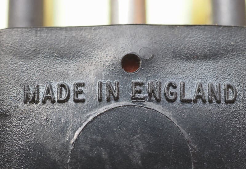 Made in England label stock photo. Image of britain, united - 97966618
