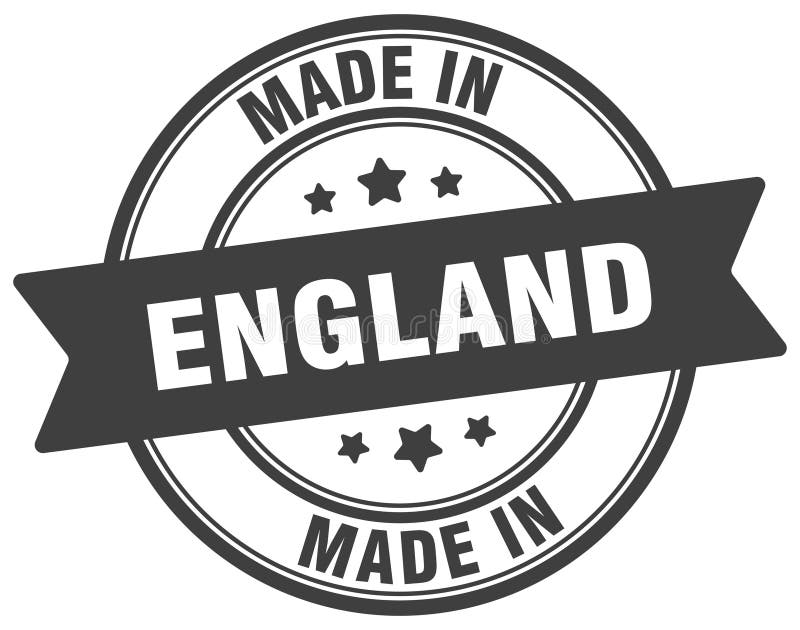 Made in England Round Sign. Made in England Stamp Stock Vector ...