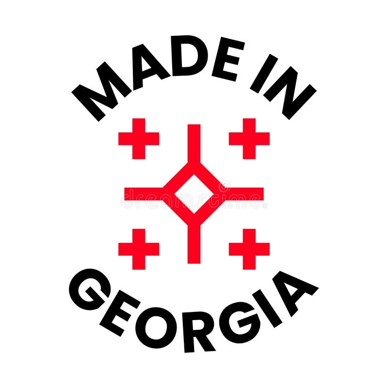 Made in Georgia stamp stock vector. Illustration of logotype - 241593287