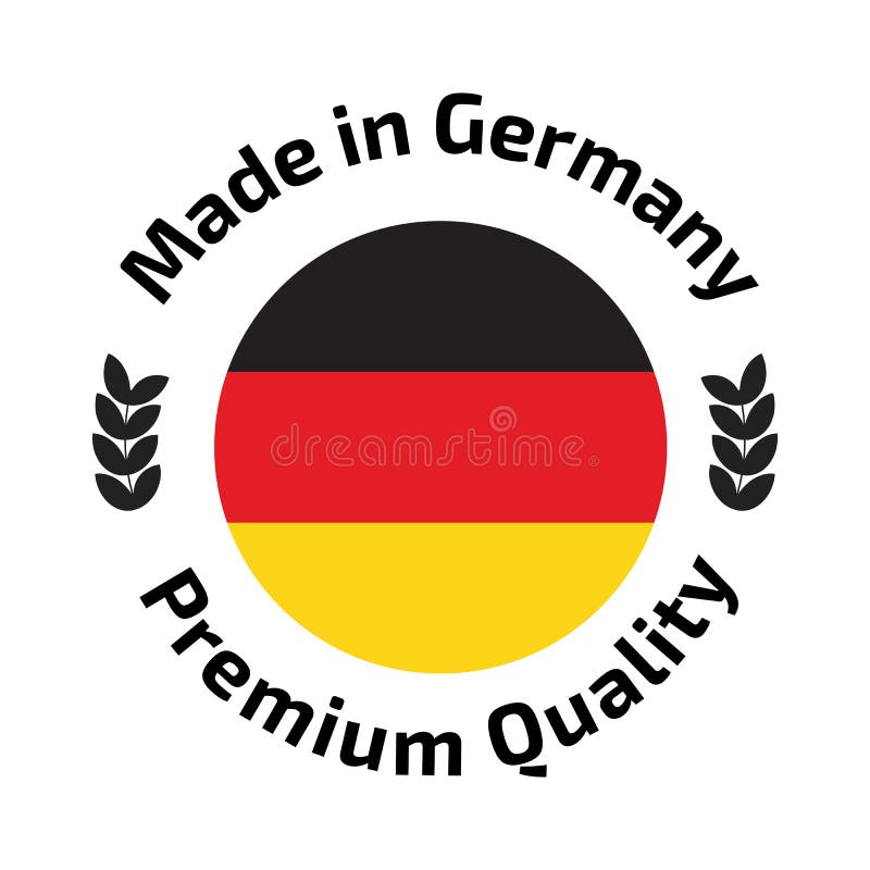 Made in Germany badge stock vector. Illustration of germany - 83659462